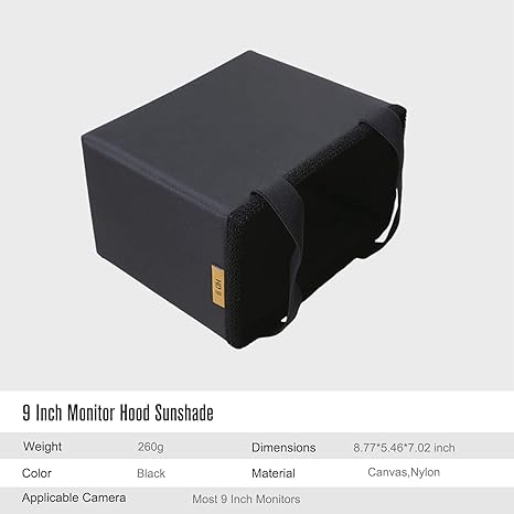 9 Inch Monitor Hood Sunshade – Openmoon